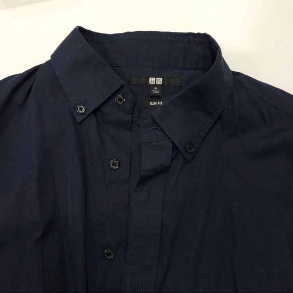 Uniqlo | Shirts | Uniqlo Blue Navi Shirt | Poshmark